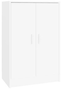 Botník bílý 60 x 35 x 92 cm dřevotříska - Default Title