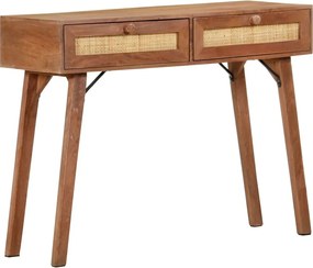 vidaXL Konzolový stolek 100 x 35 x 76 cm masivní mangovníkové dřevo [323598]