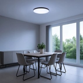 Stropní LED svítidlo Siena, 1x LED 80w, 3000-6000k, 3CCT, b, s ovladačem