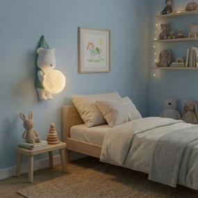 Toolight G169-1W, dětské nástěnné svítidlo Medvídek v tričku, 1xG9, G169-1W BLUE, OSW-07809