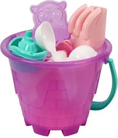 TEDDIES Sada na písek a k vodě / Kbelík, mlýnek a doplňky / plast / 20