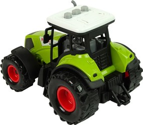 LEAN Toys Sada tří traktorů s přívěsy a postřikovačem, farma