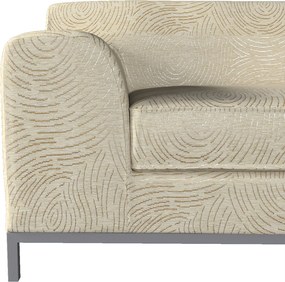 Potah na pohovku IKEA  Kramfors 2-místná barva béžová látka lesklé, pletený vzor, vzorované