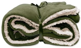 Unique Living Zimní deka Lars avokádově zelená -150x200cm