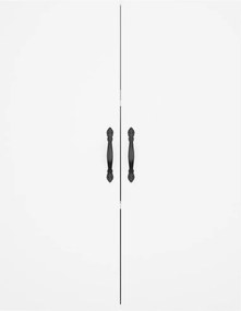 Skříň highboard bílá 69,5 x 34 x 180 cm kompozitní dřevo 3198177
