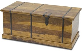 Dřevěná truhla s úložným prostorem 111548