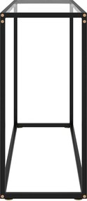 Konzolový stolek průhledný 100 x 35 x 75 cm tvrzené sklo 322811