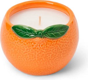 Tchibo - Svíčka citronella - barva: oranžová