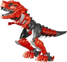 RAPPA Robot rozložitelný dinosaurus červená / Akční figurka