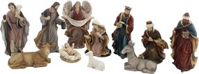 Vánoční dekorace figurky Betlém – sada 11 ks / 10*5*15 cm