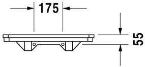 Duravit 1930 - Polička 55 cm, 0892550000