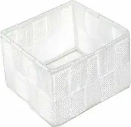 Compactor TEX - košík S bílá / Úložný organizér do zásuvky / 12 x 12 x