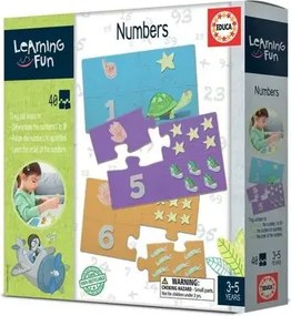 EDUCA Vzdělávací puzzle a hra Learning is Fun: Čísla / 40 dílků / od 3