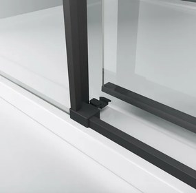 design černý sprchový kout RAVENA 12 100-150cm