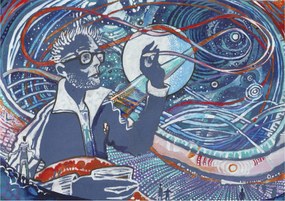 Jakub König | Shakti Rám: Černý, Velikost: 50 x 70 cm