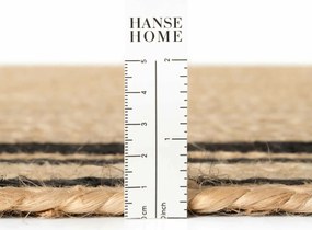 Hanse Home, Kusový koberec Looma 106302 Natural Gold Black, 80x150, béžová, chodba / předsíň
