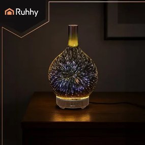 Ultrazvuková aroma lampa 200 ml + 3 vonné oleje