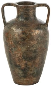 OnaDnes -20% Hnědá keramická váza J-line Dafes 48 cm