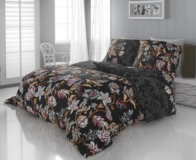 Kvalitex Saténové francouzské prodloužené povlečení LUXURY COLLECTION 1+2, 240x220, 70x90cm GLORIA hnědá