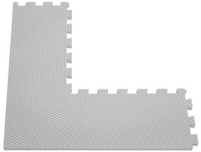 Okrajové díly k podlahám Minideckfloor Barva: 81 Světle šedá, Díl: Levý dolní roh