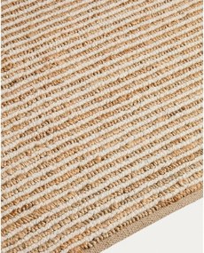 Ručně tkaný jutový koberec v přírodní barvě 160x230 cm Derule – Kave Home