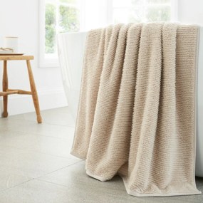 Béžová bavlněná osuška 100x150 cm Soft Zero Twist Spa Towel – Bianca