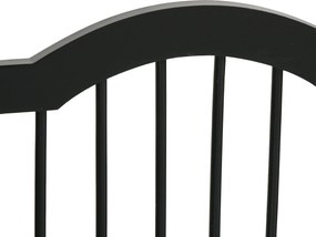 PawHut ohrádka pro psy, ochranná ohrádka, ohrádka pro psy, 3-dílná konfigurace ohrádky se dvěma podpěrnými nohami, stabilní, skládací, 154,5x29,5x61cm