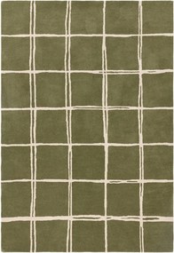 Zelený ručně tkaný vlněný koberec 160x230 cm – Asiatic Carpets