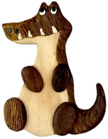 2Kids Toys Dřevěná magnetka velká Krokodýl