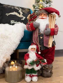 Tutumi, vánoční figurka Santa Clause 30cm 301251, bílá-červená-zelená, CHR-08900