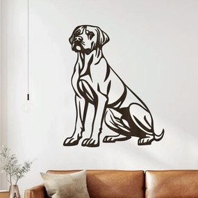 dřevo života Dřevěný obraz Brazilská Fila Zvolte rozměr (cm): 48x60, Zvolte barvu dekoru: Wenge