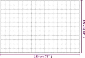 Zátěžová deka modrá 122 x 183 cm 5 kg textil 3154847