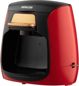 SENCOR SCE 2101RD červená / Kávovar na překapávanou kávu / 500 W / 2 š