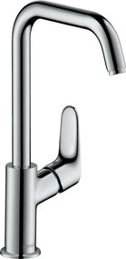 Hansgrohe Focus E2, umyvadlová baterie s otočným výtokem, chromová, 31519000