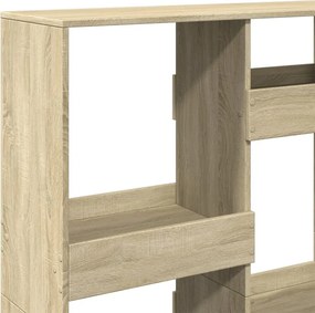 Knihovna dub sonoma 100 x 33 x 135 cm kompozitní dřevo 3309386