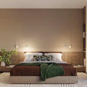 Sollux Lighting Nástěnné svítidlo NOX 1 béžové s vypínačem
