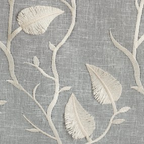 ZÁCLONA NA KROUŽCÍCH BROKLYN 140X250 CM CM VZOROVANÁ