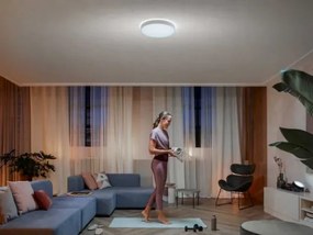 Bluetooth LED stropní svítidlo Philips Hue Enrave L 41160/31/P6 bílá 33,5W 2200-6500K s dálkovým ovladačem