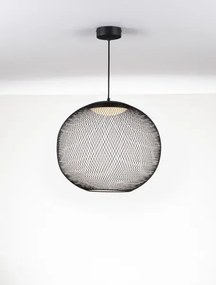 LED černá designová svítilna Kinetic 154