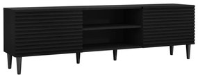 TV stolek/skříňka 180 Sorleto 2K1P, Barva dřeva: černá