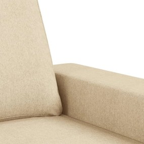 3dílná sedací souprava krémová textil 3201908