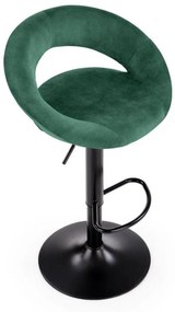 Intesi Židle barová Rouse sametově zelená