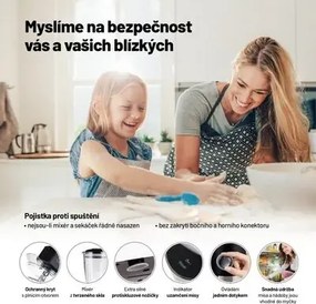 Lauben Kitchen Machine 1200BC černá / Kuchyňský robot / 1200W / 5.5 l