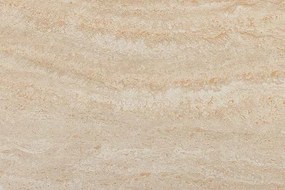 Oválný keramický jídelní stůl Tavorian 220 cm travertin / šampaňský