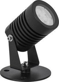 NV 9271431 Venkovní nástěnné svítidlo FEND černý hliník a sklo LED 5W 3000K 100-240V 21st. IP65 - NOVA LUCE