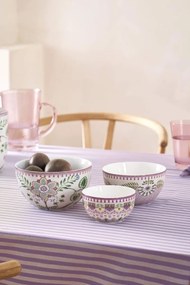 Pip Studio Lily &amp; Lotus miska Ø12cm, lila (porcelánová miska)