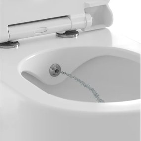 Ravak X01912 - Závěsné WC s bidetovou tryskou CHROME keramika/bílá