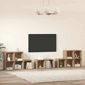 Sada televizních skříní 8 ks Artisanový dub Kompozitní dřevo 3393275