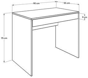 Psací stůl FERNAND bílý
