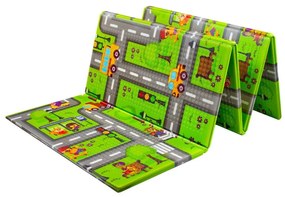 Multifunkční skládací hrací podložka PlayTo Cesta Zelená